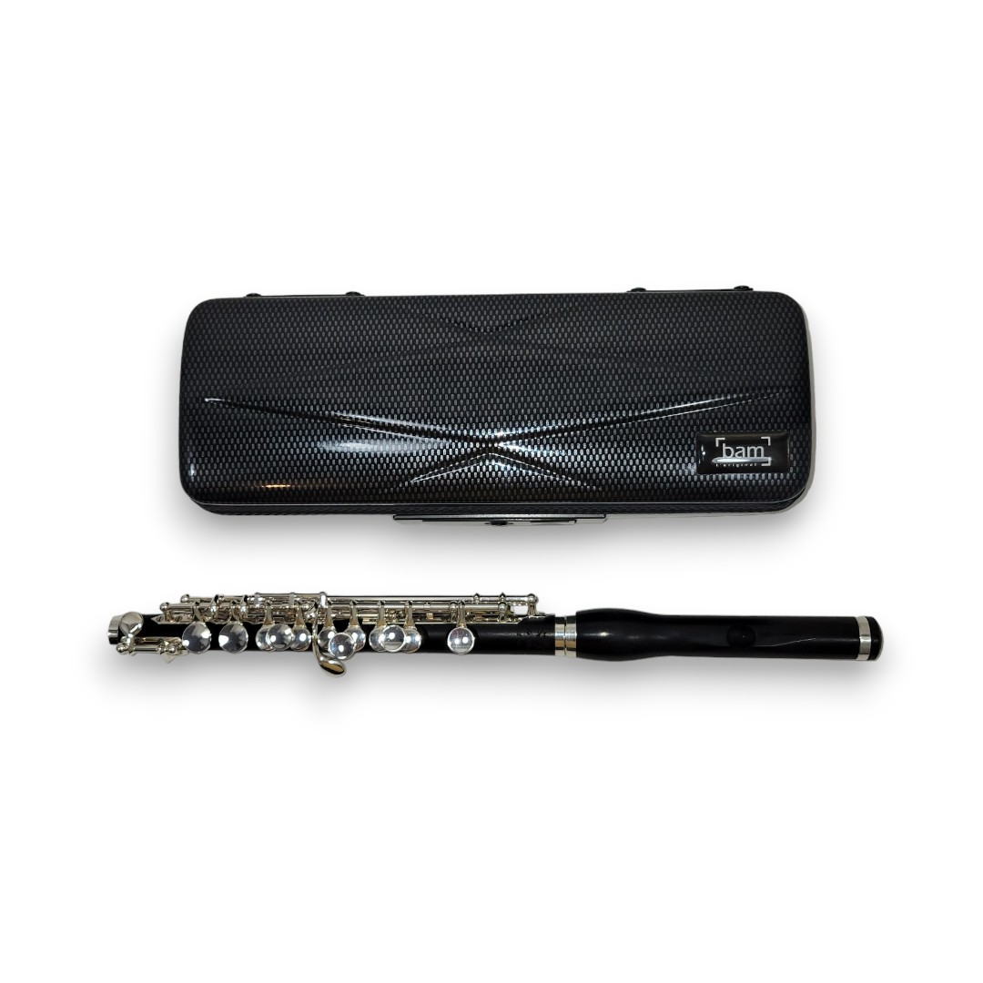 BAM Piccolo Case, Black Carbon - FluteWorks Seattle