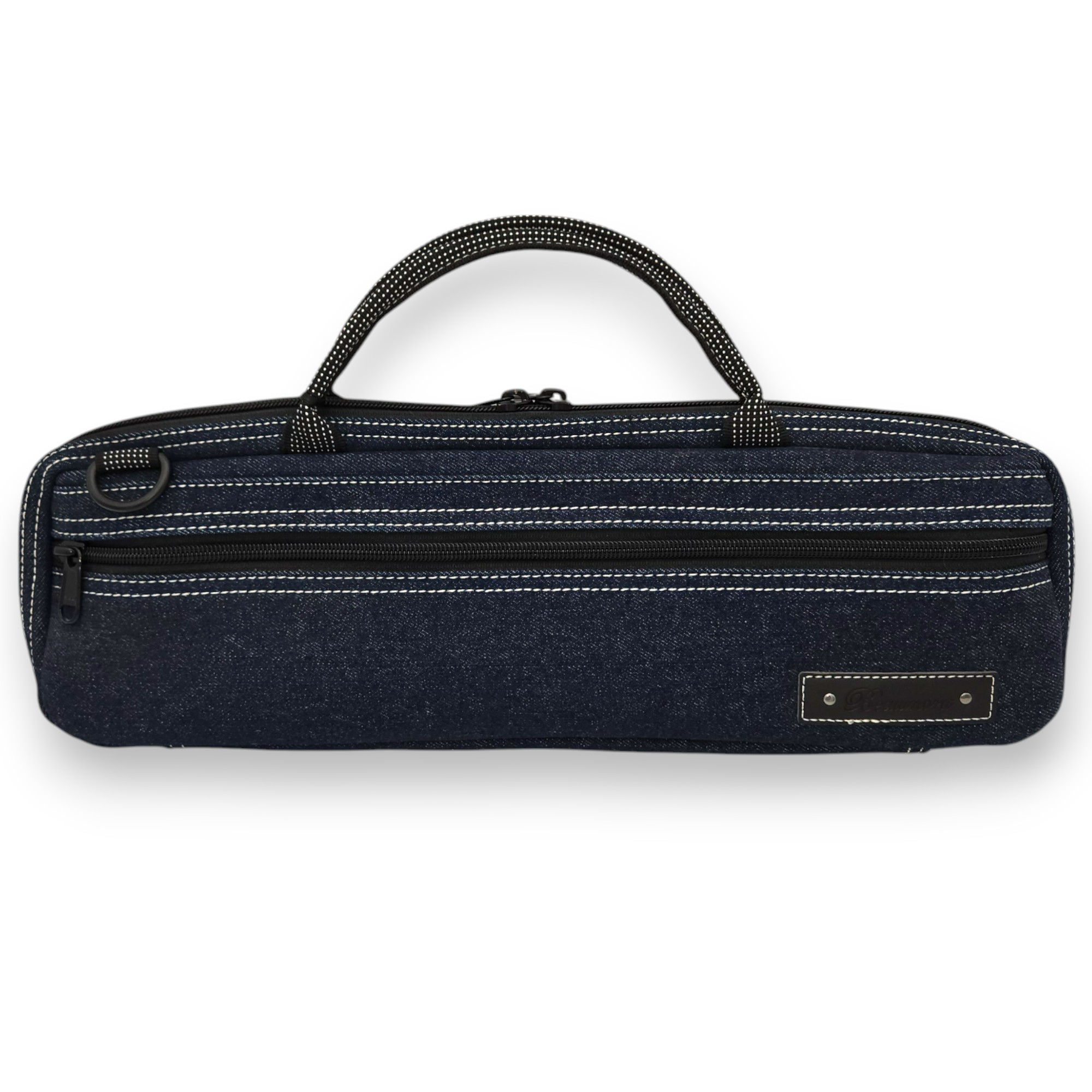 Beaumont Flute Case Cover, Denim - FluteWorks Seattle